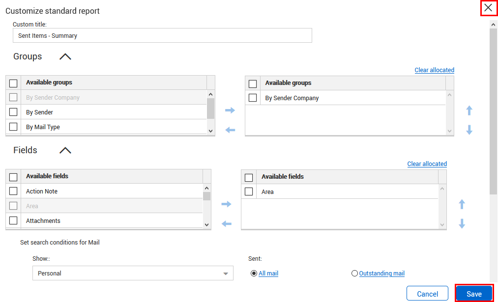 Ineight Document Customizing Reports